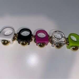 sloong | Jewelry | Sloong 5 Pieces Y2k Style Chunky Rings | Poshmark